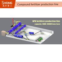 China NPK Fertilizer Production Line 5-100 T/H Granular Size 2-4mm for sale