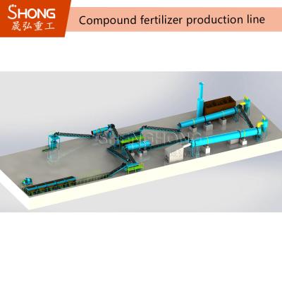 China Rotary Drum Granulator for NPK Fertilizer 3-8mm Granules 380V for sale