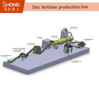 China 1.5t/H Disc Organic Fertilizer Granulating Machine Bio Organic Production Line for sale