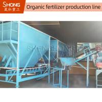 China 2t/H Manure Sewage Organic Fertilizer Production Line Fermenting for sale