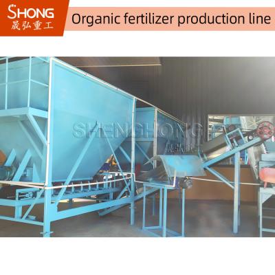 China 2t/H Manure Sewage Organic Fertilizer Production Line Fermenting for sale