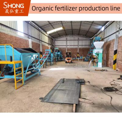 China 20T/H Organic Pellet Compost Fertilizer Production Line Pig Dung for sale