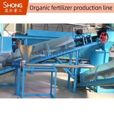 China Automated Production Process For Improved Efficiency In Organic Fertilizer Production Line for sale