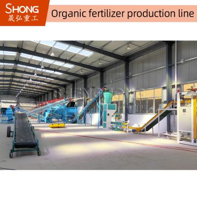 China Chicken Manure Organic Fertilizer Drying Production Line High Efficiency for sale