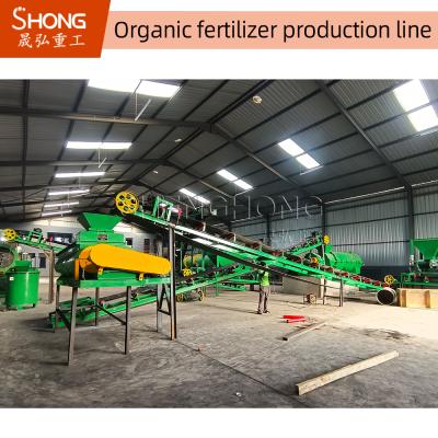 China Automatic Organic Fertilizer Production Line Equipment Poultry Manures for sale