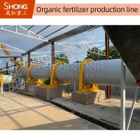 China Sheep Manure Organic Fertilizer Production Line 8t/H Automatic Batching for sale