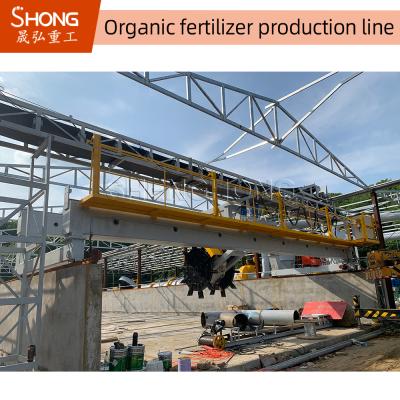 China 1t/H Organic Fertilizer Production Line For Poultry Breeding fertilizer production line for sale
