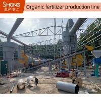 China 380V Organic Fertilizer Production Line Animal Manure Aerobic Fermentation for sale