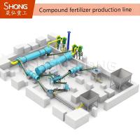 China Rotary Drum Granulation Line for High Output Compound Fertilizer Production with Low Power Consumption to Boost Crop Yield for sale