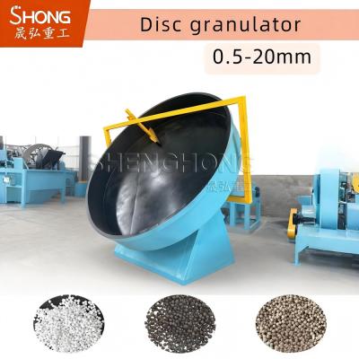 China 22kw Disk Granulator Organic Fertilizer Manufacturing Plant with 5-7 ton/hour Capacity and Ball Shape Granules for sale