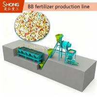 China Automated Operation High Throughput BB Fertilizer Production Line with Formula Flexibility for NPK Compound Fertilizer for sale