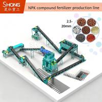 China High Efficiency Energy Saving Customizable NPK Compound Fertilizer Production Line for NPK Fertilizer Making Plant for sale