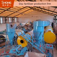 China Organic Fertilizer Granulator Pan Disc Granulator with Ball Shape Granules 1-2 T/h Capacity and Engineer Available Service Overseas for sale