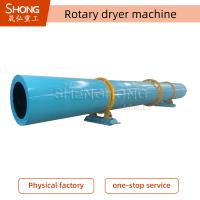 China High Capacity Rotary Drum Dryer with 50-600℃ Temperature Range and Carbon Steel/Stainless Steel Material for Industrial Applications for sale