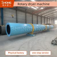 China 2-5 Inclination 50-600℃ Temperature Rotary Drum Dryer with Carbon Steel Construction for Efficient Sludge Drying for sale