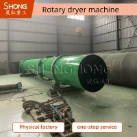 China 1-50t/h Capacity Rotary Drum Dryer with 2-5 Inclination for Chemical Industry Made of Carbon Steel/Stainless Steel for sale