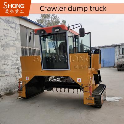 China Automatic Crawler Type Compost Turner Machine with Hydraulic Lifting and Brand-Name Diesel Engine for sale