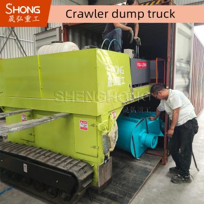 China Hydraulic 50 T/H Compost Turner and Mixing Machine with Customized Design for Organic Fertilizer Production for sale