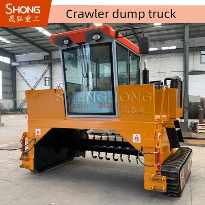 China Hydraulic Crawler Turner with Fully Hydraulic Operating System and Integrated Crushing Function for Organic Manure Turning for sale