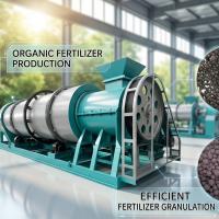 China 380V Durable Chicken Pig Manure Organic Fertilizer Granulator Production Line with 12 Months Guarantee for sale