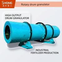 China Carbon Steel Drum Type Fertilizer Granulator Machine for Large Output for sale