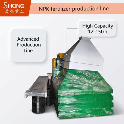 China Energy Saving NPK Fertilizer Production Line with One-Step Forming and 12-15t/h Capacity for sale