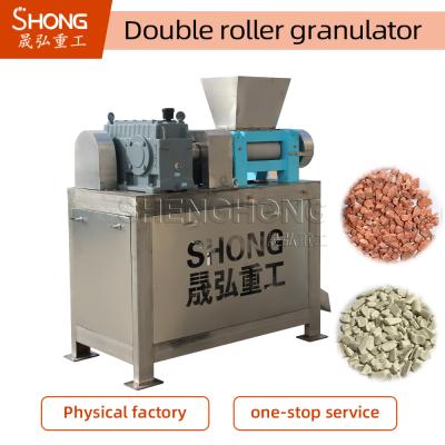 China 22kw Power Double Roller NPK Fertilizer Machine with 2.5-3.5 Ton Per Hour Capacity and Carbon Steel Construction for sale