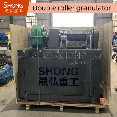 China 15KW Carbon Steel Synchronized Double Roller Granulator for Fertilizer Production for sale