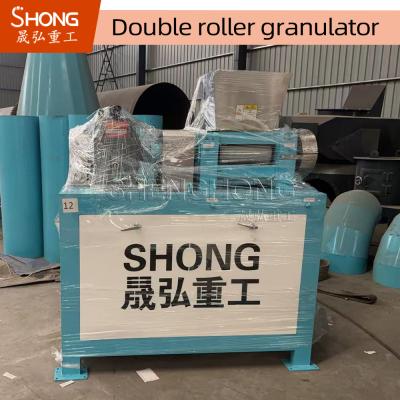 China Carbon Steel Dry Type 380V Double Roller Press Fertilizer Granulator for NPK Production for sale