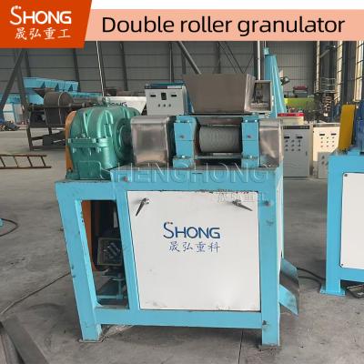 China Inorganic Compound Fertilizer Double Roller Granulator with No Drying Technology and Low Energy Consumption 380V Extrusion Pellet Machine for sale