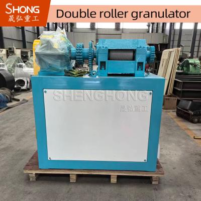China Ammonium Sulphate Double Roller Granulator - Carbon Steel, 1-4 t/h Capacity, Room Temperature Granulation for sale
