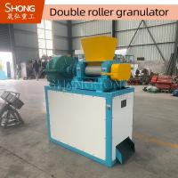 China Double Roller Extrusion Potassium Fertilizer Granulator Machine with 1-4 t/h Capacity and Carbon Steel Construction for sale