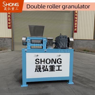 China Dry Type Fertilizer Granulator Machine with 5T/H Capacity and 10mm Pellet Double Roller Extrusion Granulator for sale