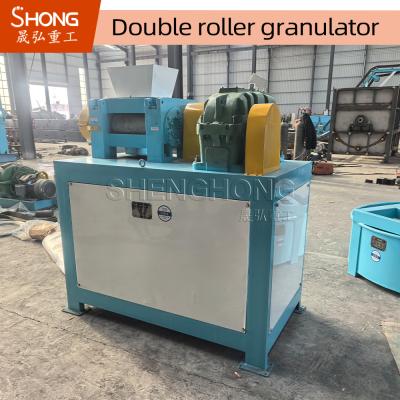 China Dry Chemical Fertilizer Granulator Machine 2.5t/H Capacity 18.5kw Power Double Roller Extrusion Granulator with No Drying Technology for sale