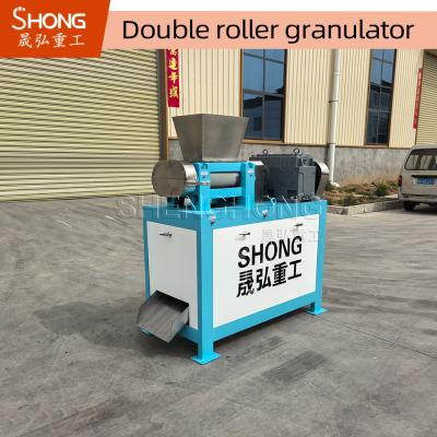 China 22KW Carbon Steel Double Roller Granulator for NPK Fertilizer Making with 1-4 t/h Capacity for sale