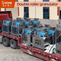 China Double Roller Fertilizer Granulator Machine with 1-4 t/h Capacity and Carbon Steel Material for 2%-5% Moisture Compound Fertilizer Production for sale