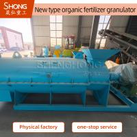 China 2-3ton/hour Capacity Organic Fertilizer Granulator with Carbon Steel Construction and 45kw Power for sale