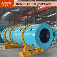 China Carbon Steel Rotary Drum Granulator with 5-8 T/H Capacity and Engineer Installation Guidance for Fertilizer Granulation for sale