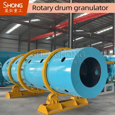China Carbon Steel Rotary Drum Granulator with 5-8 T/H Capacity and Engineer Installation Guidance for Fertilizer Granulation for sale