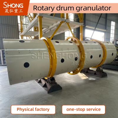 China 11.5r/min 8t/H Carbon Steel Rotary Drum NPK Compound Fertilizer Granulator Machine for sale