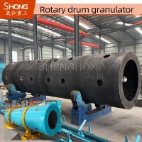 China Carbon Steel Rotary Drum Granulator with 18.5kw Power and 10-15T/H Capacity for Organic Fertilizer for sale
