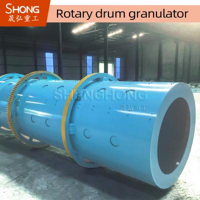 China Carbon Steel Rotary Drum Granulator with 8t/h Capacity and 11.5r/min Speed for Organic NPK Fertilizer for sale