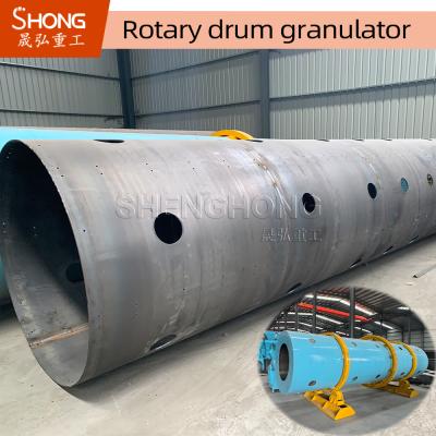 China Carbon Steel Rotary Drum Granulator for Compound Fertilizer with 8T/H Capacity and 7.5KW Power for sale