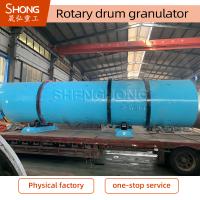 China 415V Rotary Drum Granulator for DAP Compound Fertilizer Making with 11.5r/min Speed and 8t/h Capacity for sale