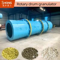 China Rotary Drum Granulator Machine for Compound Fertilizer with 8-10 Ton Per Hour Capacity and Ball Shape Output for sale