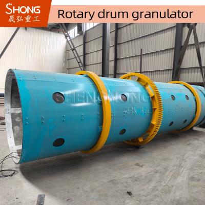 China Professional Rotary Drum Granulator for NPK Compound Fertilizer with High Balling Rate, Corrosion Resistant, and Low Energy Consumption for sale