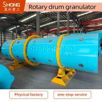 China 20 TPH Capacity Carbon Steel Rotary Drum Granulator For Round Ball Shape Fertilizer Production for sale