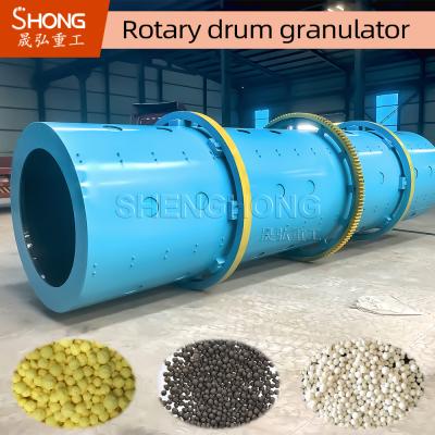 China Stainless Steel Rotary Drum Granulator 8t/h Capacity 11.5r/min Speed for Organic Compound Fertilizer for sale