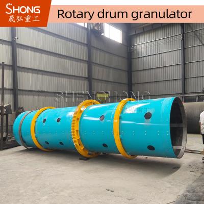 China 8t/H Capacity Rotary Drum Granulator for Animal Waste with Carbon Steel/Stainless Steel Construction and 11.5r/min Speed for sale