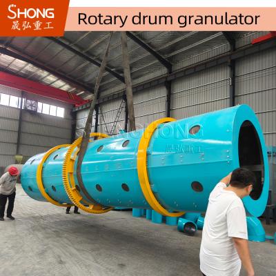 China Drum Type Compound Fertilizer Granulator With 10tph High Capacity, Carbon Steel/Stainless Steel Construction, and 15KW Power for sale